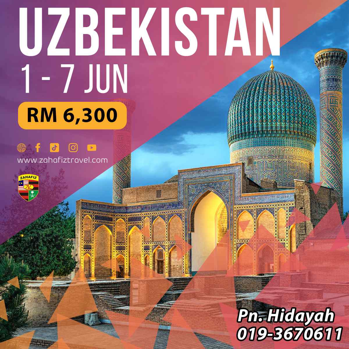 Uzbekistan - Zahafiz Travel & Tours Sdn Bhd